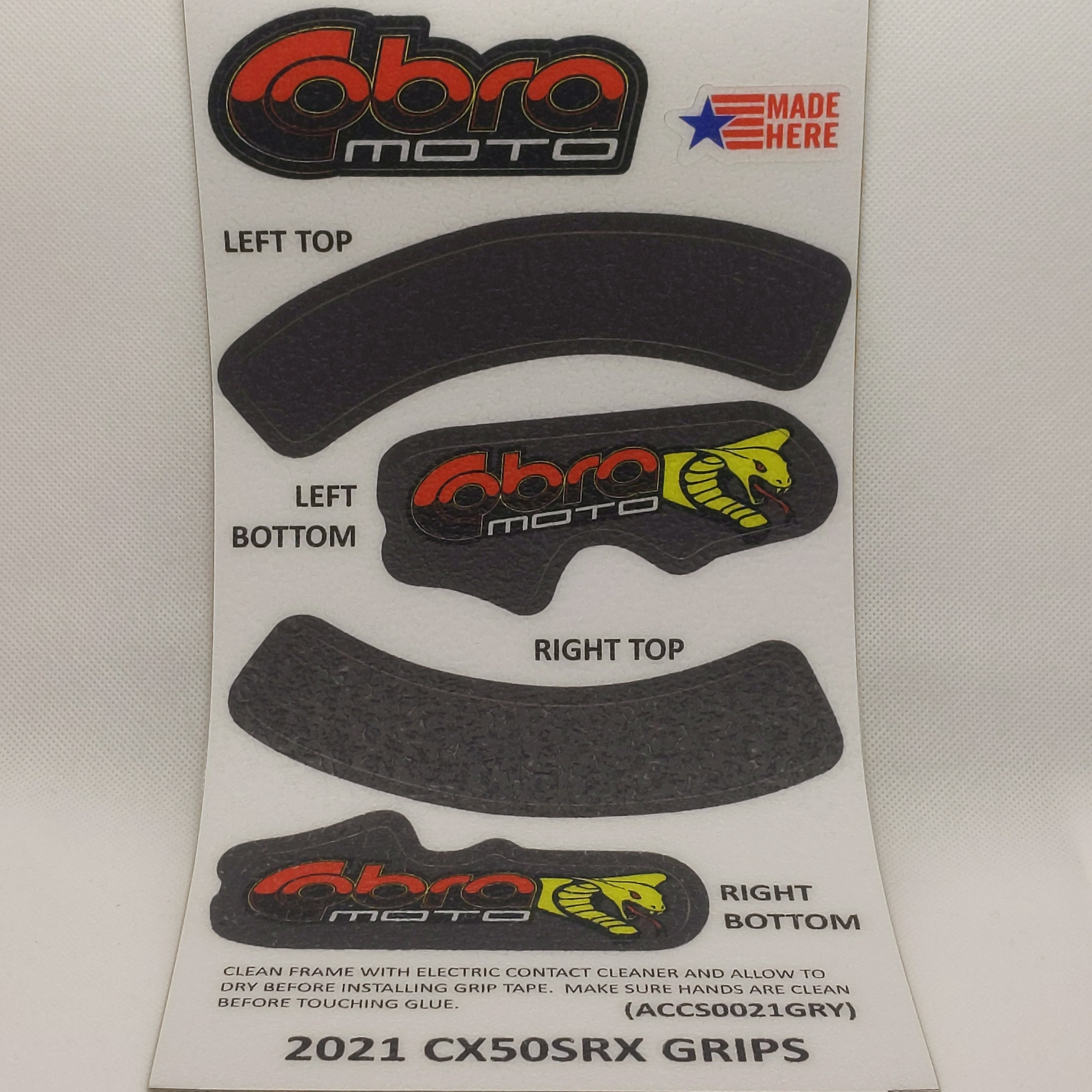 ACCS0021GRY Frame grip tape Grey – Cobra Moto Parts Canada
